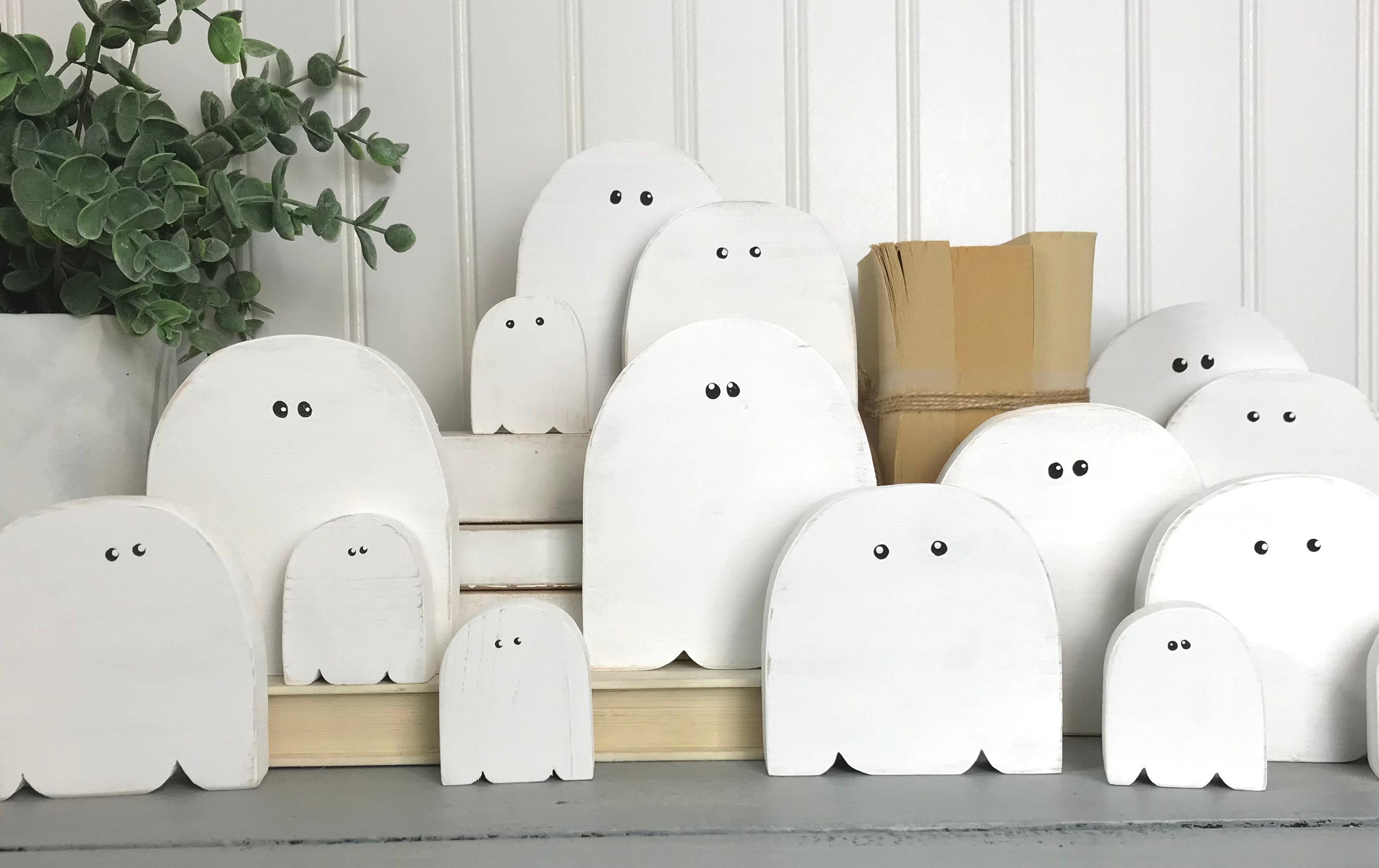 Chunky Ghost Cutouts – Little Gray House
